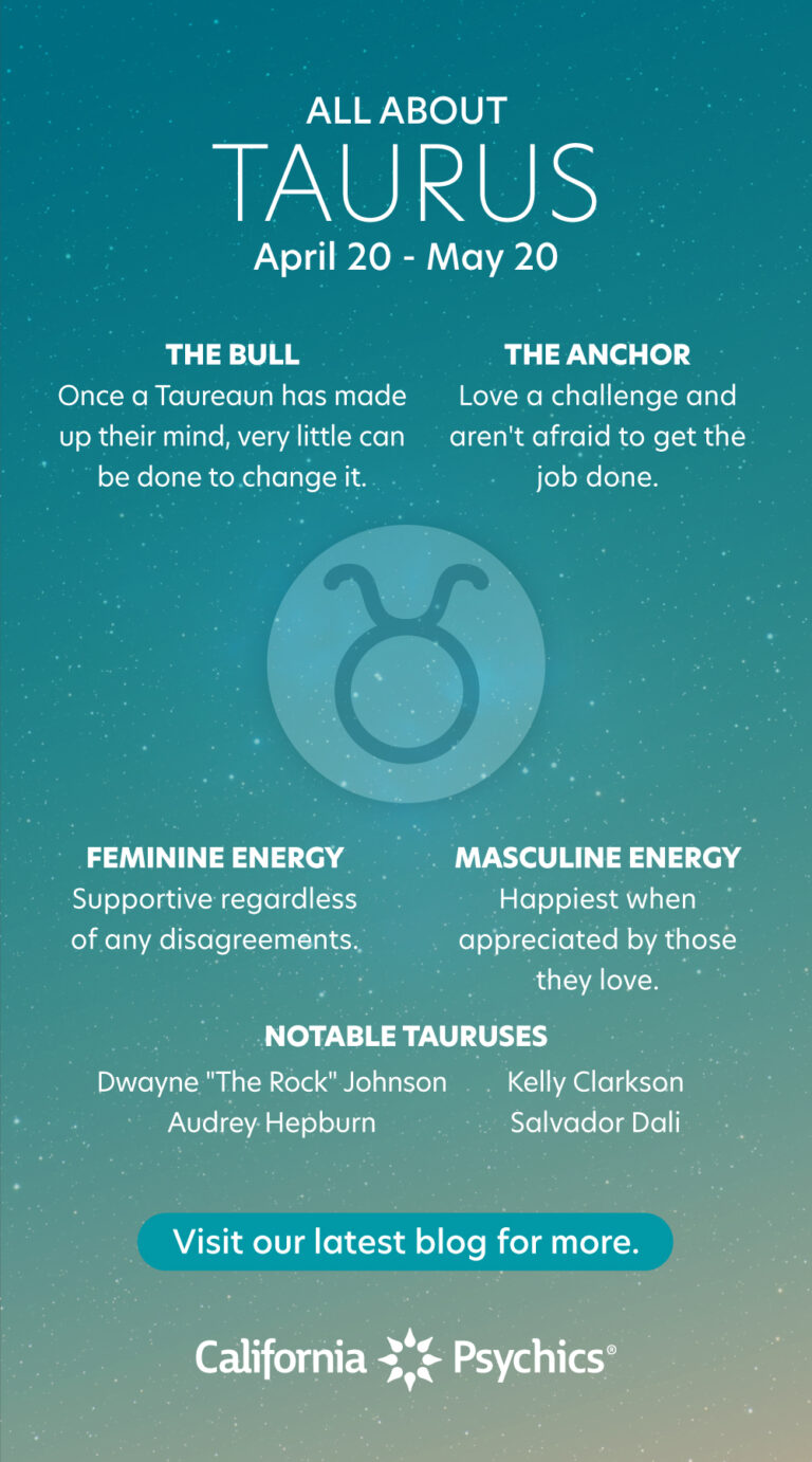 Taurus Personality Traits: Loyal and Patient | California Psychics