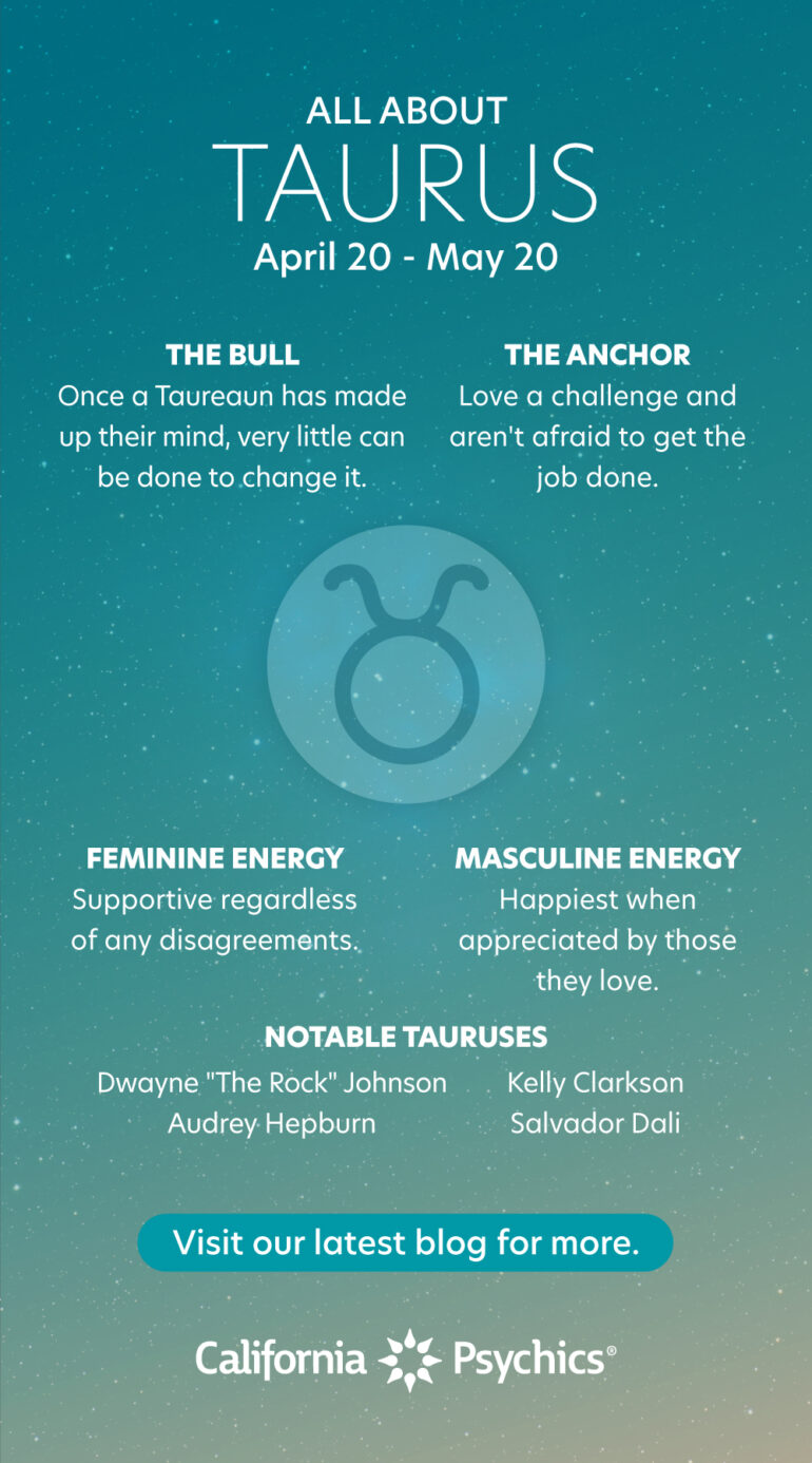 Taurus Personality Traits: Loyal and Patient | California Psychics